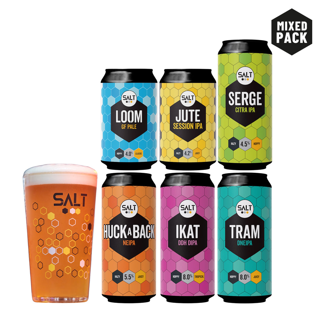 CORE DISCOVERY PACK | SALT Craft Beer + Glass Gift Set