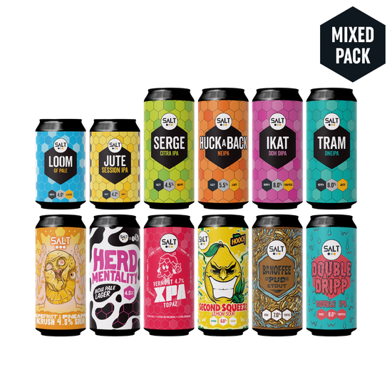 SALT SHOWCASE BEER BOX | 12x Multi-pack Beer Cans